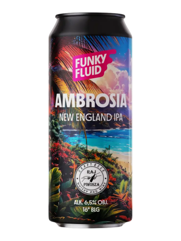 Funky Fluid: Ambrosia - puszka 500 ml | PIWA KRAFTOWE | Piwne Mosty ...